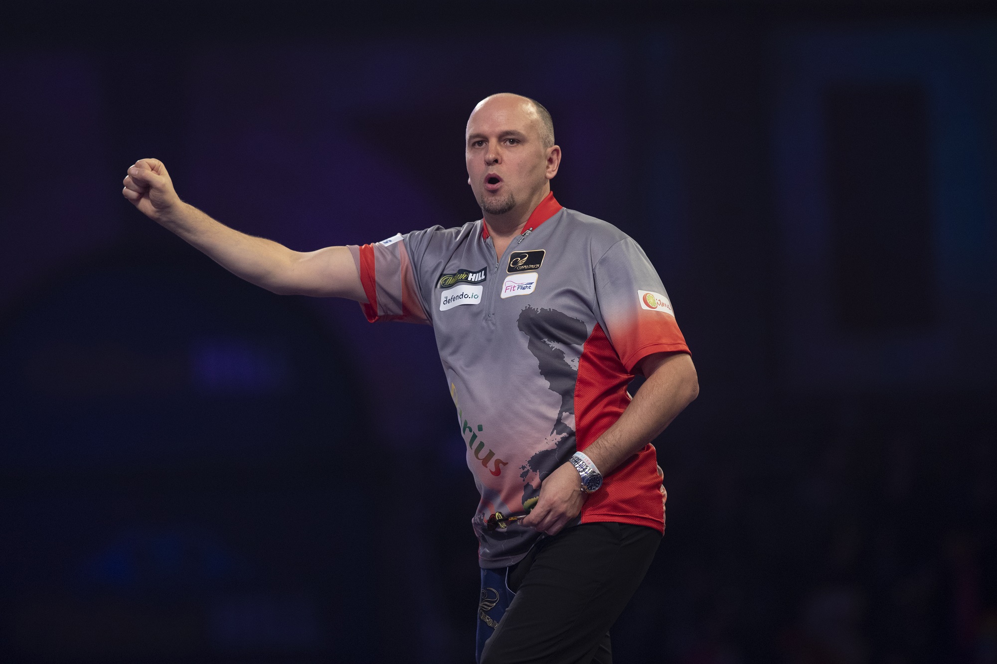 Darius Labanauskas fights for the fourth round - PDC Nordic & Baltic